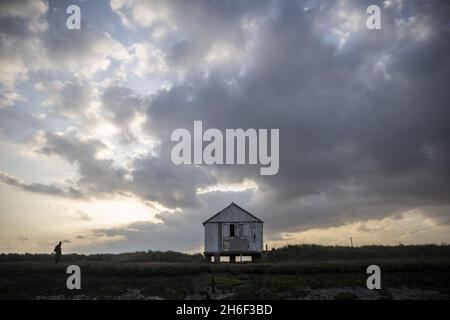 An abandoned hut in the village of Canewdon, in Essex. Canewdon in ...