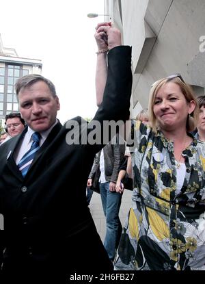 Deborah Kinsella and George Kinsella outside court for the sentencing ...