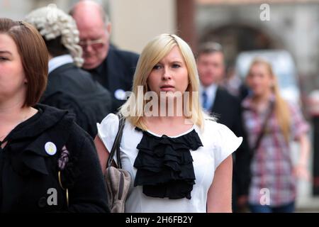 Brooke Kinsella , the sister of 16 year old Ben Kinsella who was ...