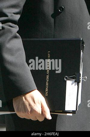 File photo dated 11/05/2006 of Lord Goldsmith. The former Attorney ...