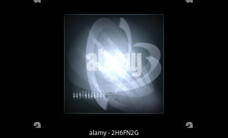 3d illustration - x-ray panels on black background Stock Photo - Alamy