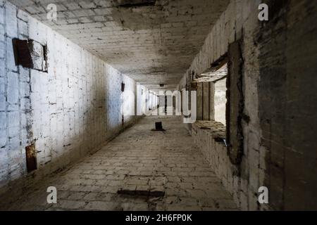 The abandoned buildings in Orbita ghost-town, Ukraine Stock Photo - Alamy