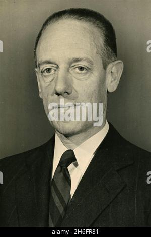 American scientist and educator Dr. Detlev W. Bronk, President of the ...