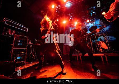 Copenhagen, Denmark. 12th, November 2021. The Danish progressive metal ...
