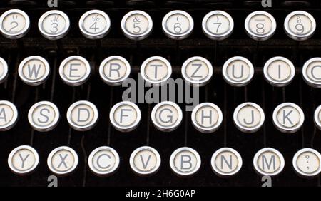 Photograph of antique typewriter Concepts of handwriting stories. Theme ...