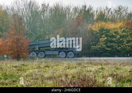 Alvis Unipower Tank Bridge Transporter Stock Photo - Alamy