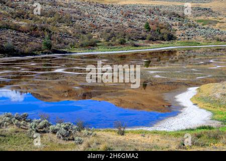 Alkaline lake in British Columbia, Canada Stock Photo - Alamy