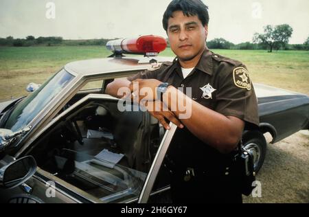 Austin Texas USA: Sheriff's deputy handcuffs and arrests probationer ...