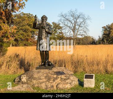 The Monument to Father William Corby, Hancock Avenue near the George ...
