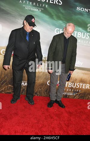 Dan Aykroyd and Bill Murray attend the "Ghostbusters:Afterlife" Movie ...