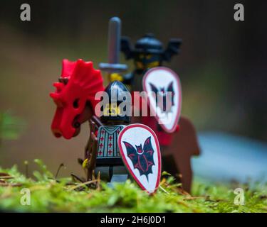 LEGO knights minifigures Stock Photo - Alamy