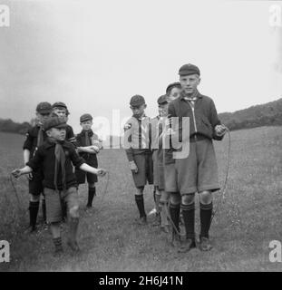 Brownsea Island first Scout camp Stock Photo - Alamy