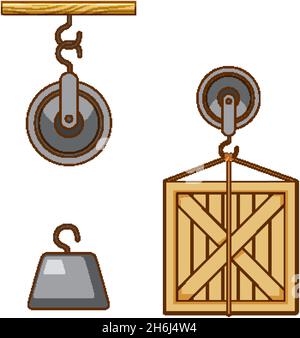 Wheel and axle science experiment illustration Stock Vector Image & Art ...