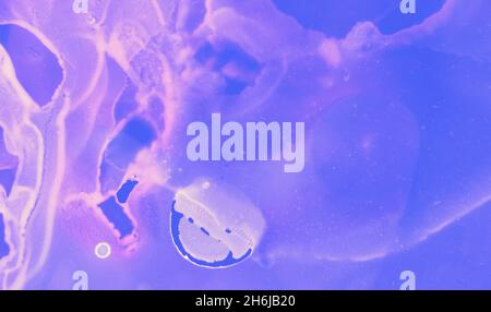 Neon splash artistic cover design. Fluid holographic gradient explosion ...