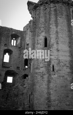 English Civil War Cannon, at the Ruins of Basing House, Old Basing ...