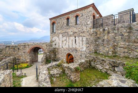 Ruins of Ancient Byzantine fortress The Peristera in town of Peshtera ...