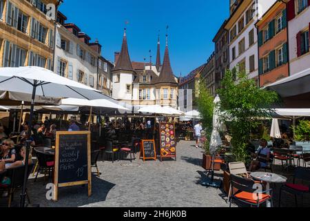 Neuchatel town, Switzerland, Europe Stock Photo - Alamy