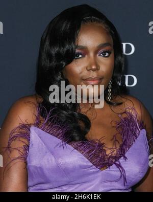 Anifa Mvuemba arrives at the 2021 InStyle Awards at The Getty Center on ...