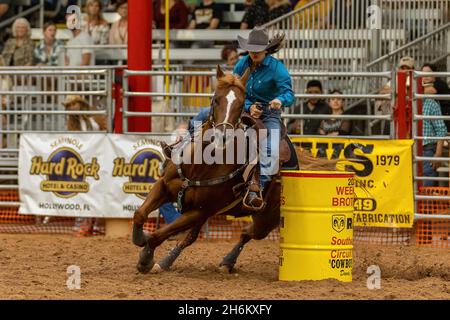 Barrel Racing seen on Southeastern Circuit Finals Rodeo during the ...