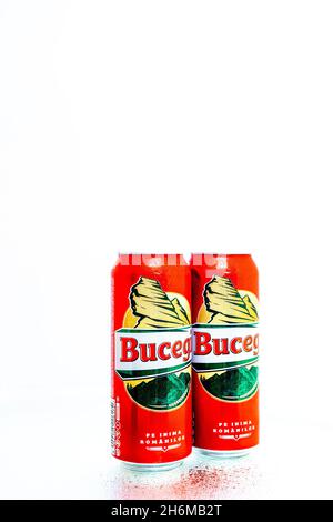 Bucegi beer. Romanian beer in Bucharest, Romania, 2021 Stock Photo - Alamy