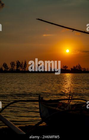 Amazing Sunset at Landingan, Sta Cruz, Zambales Stock Photo - Alamy
