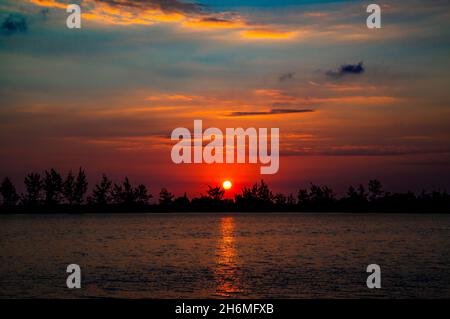 Amazing Sunset at Landingan, Sta Cruz, Zambales Stock Photo - Alamy