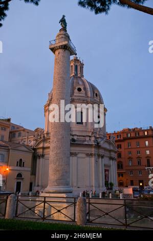the magic of the roma downtown in italy Stock Photo - Alamy