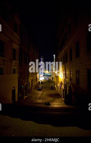 the magic of the roma downtown in italy Stock Photo - Alamy