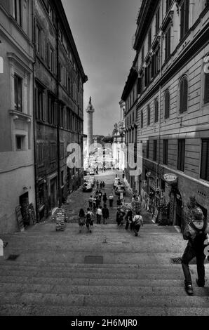 the magic of the roma downtown in italy Stock Photo - Alamy