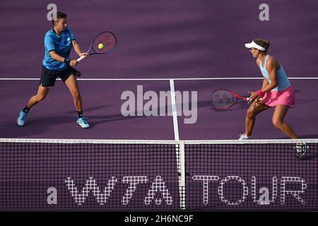 Nicole Melichar-Martinez of the United States & Alexa Guarachi of Chile ...
