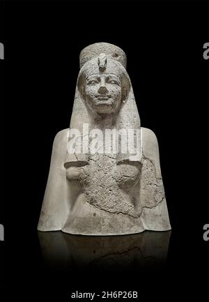Ancient Egyptian goddess Hathor. Ptolemaic capital in the Temple of ...