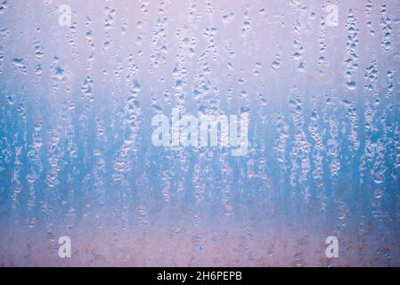 Condensation on glass. Single glazed windows, damp, poorly insulated ...