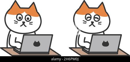 Drawing laptop on a white background Stock Vector Image & Art - Alamy