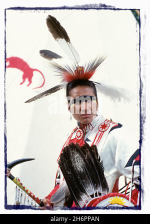 A Cree man in traditional dress Saskatchewan Canada Stock Photo - Alamy