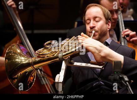 Professional French horn player Felix Klieser (left), the BSO???s newly ...