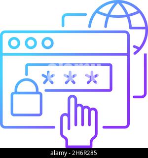 Digital foundation skills linear icon Stock Vector Image & Art - Alamy