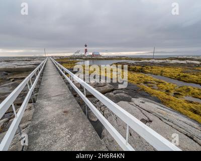 Tranoy lighthouse , located in Hamarøy municipality south of Narvik ...