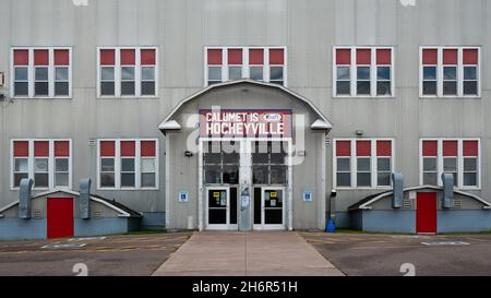 Calumet Colosseum at 110 Red Jacket Road in Calumet, Michigan on ...