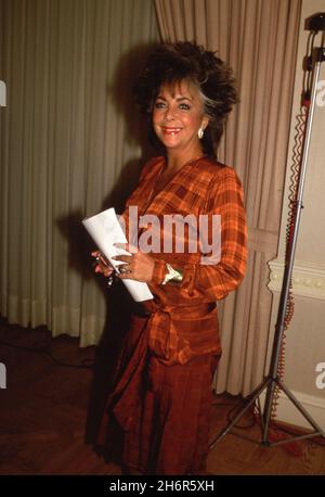 Elizabeth Taylor 1985 Credit: Ralph Dominguez/MediaPunch Stock Photo ...