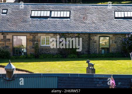 The outbuildings and stable block, the Haining, Selkirk Stock Photo - Alamy