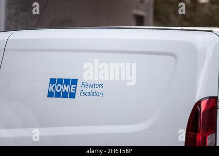 Kone, Logo, Finnish company for elevators and escalators, Duesseldorf ...