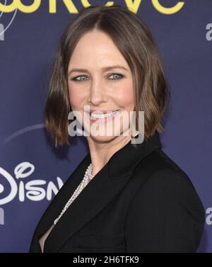 Vera Farmiga arrives at the Marvel Studios' HAWKEYE Los Angeles ...