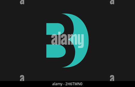 Bold letter logo DB - Initial vector design - Premium Icon, Logo vector ...