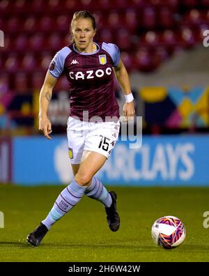 Aston Villa's Natalie Haigh during the FA Women's Super League match at ...