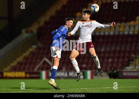 Oliver Kilner of Oldham Athletic during the FA Cup match between ...
