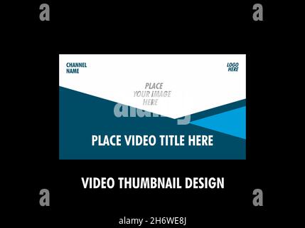 Colorful graphic of video thumbnail design Stock Vector Image & Art - Alamy
