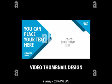 Colorful graphic of video thumbnail design Stock Vector Image & Art - Alamy