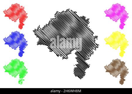 Bhind district (Madhya Pradesh State, Chambal division, Republic of ...