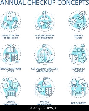 Physical screening line icons collection. Flexibility, Mobility ...