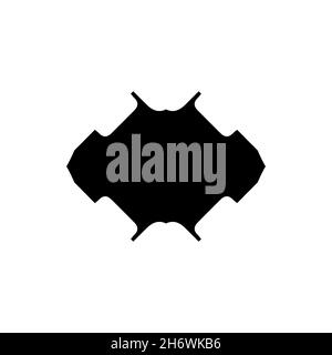 Rorschach test icon. Simple style Rorschach test background symbol ...